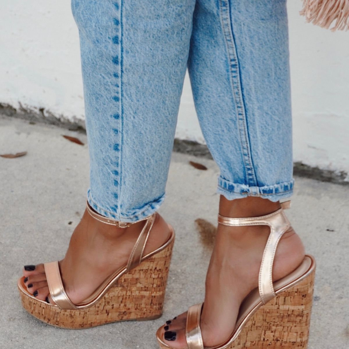 Amora Rose Gold Wedges — Shoes by Alexandria Brandao